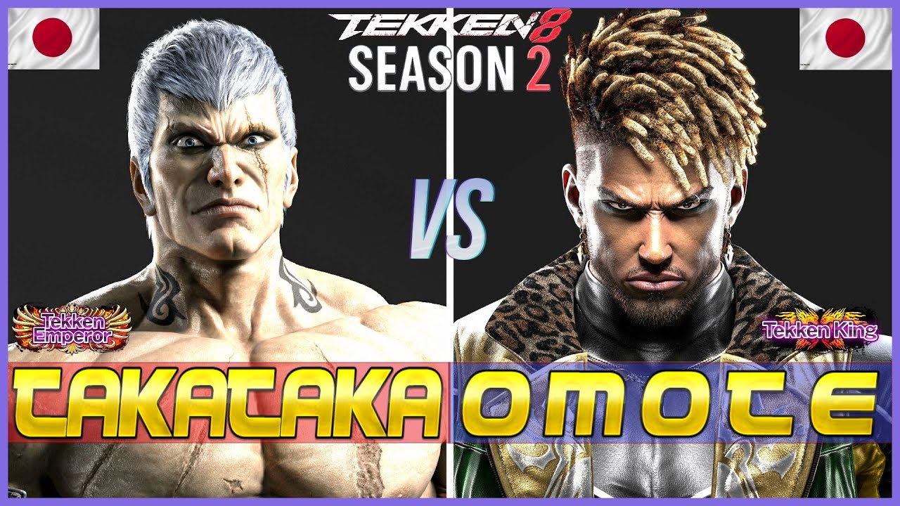 Tekken 8 Season 2 TAKATAKA (Bryan) Vs OMOTE (Eddy) High Level Gameplay ...