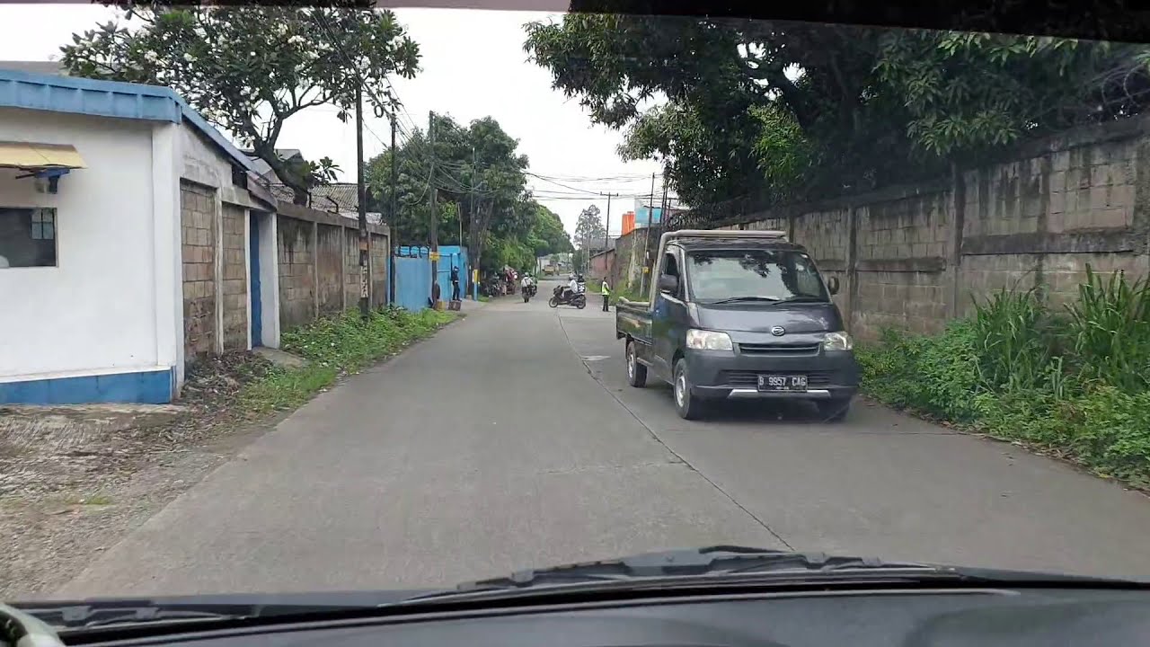 Jalan Raya Telesonic Jatake Tangerang Januari 2021 - YouTube