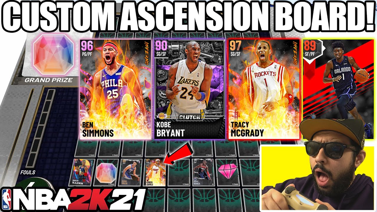 CUSTOM ASCENSION BOARD WITH GALAXY OPALS AND EVERY CARD IN 2K FOR A NEW ...