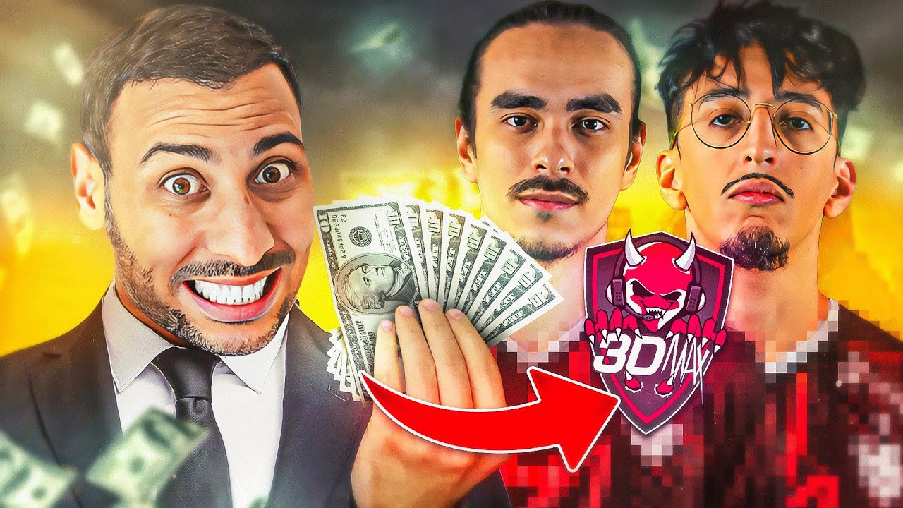 Je prend une équipe top 30 monde pour Counter Strike 2, 3dmax de retour ...