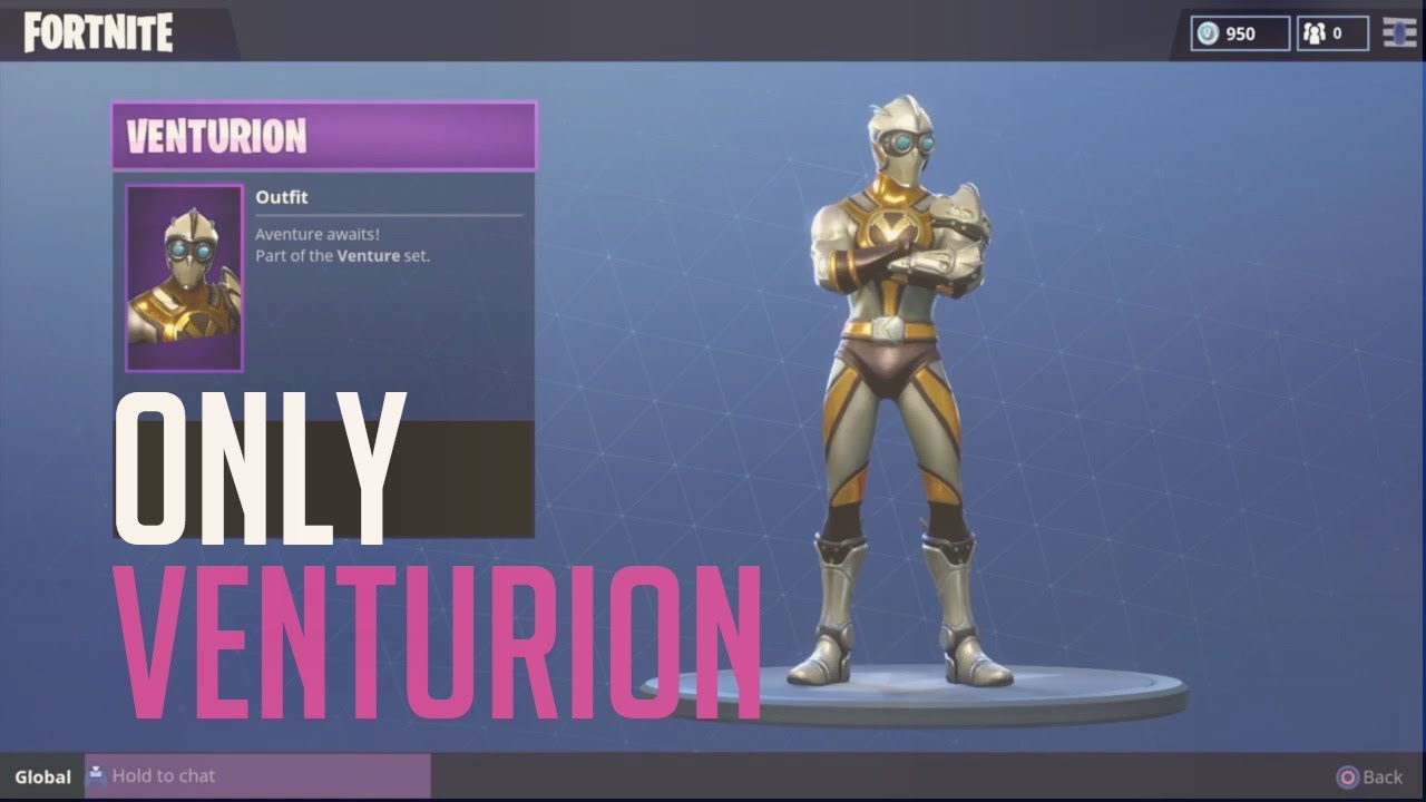 NEW SKIN: VENTURION | FORTNITE BATTLE ROYALE - YouTube