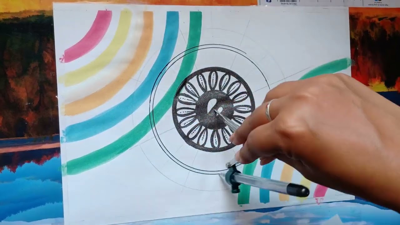 how to make mandla || mandla tutorial || @thethrillingarts - YouTube