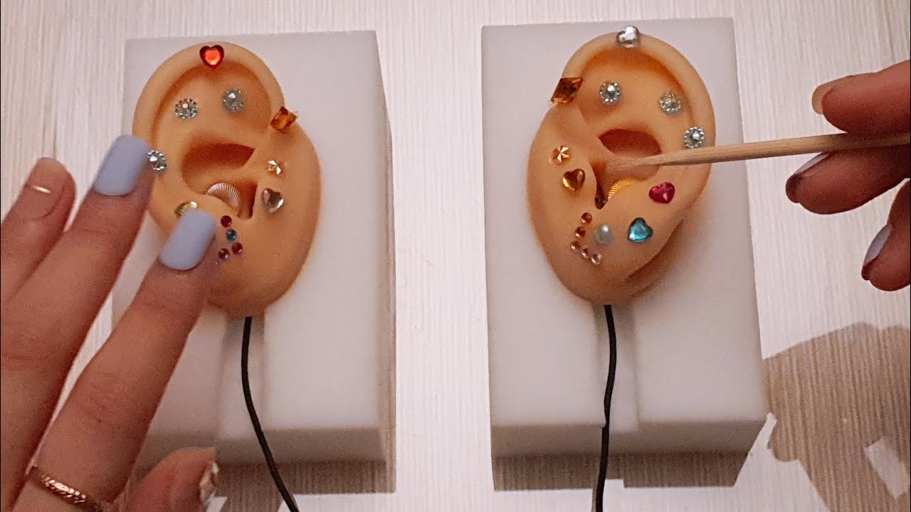 [ASMR] 귀를 톡톡 고막을 긁적긁적ㅣEar Tapping & Ear TouchingㅣNo Talking - YouTube