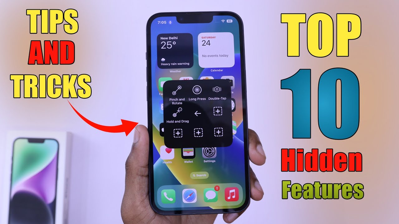 Apple iPhone 14 & 14 Plus Tips And Tricks | Top 10+ | iPhone 14 Hidden Features - YouTube