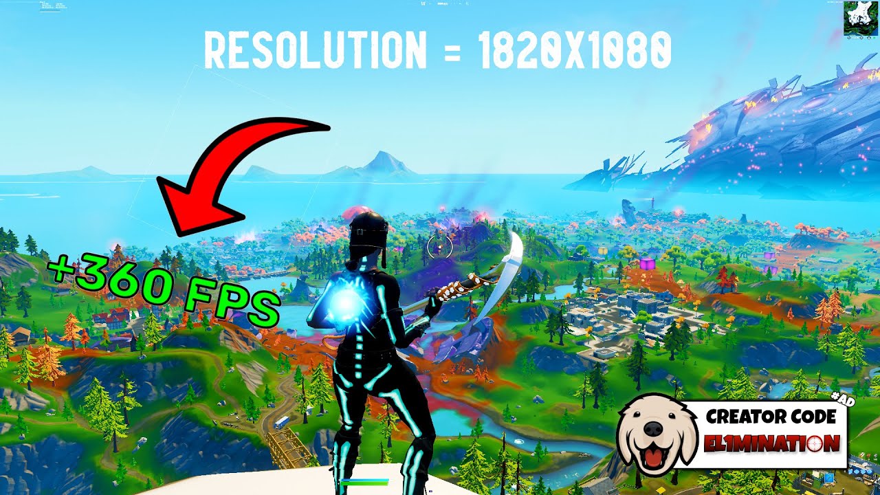 New Best Stretch Resolution Fortnite Season 8! | Max FPS and 0 Input ...