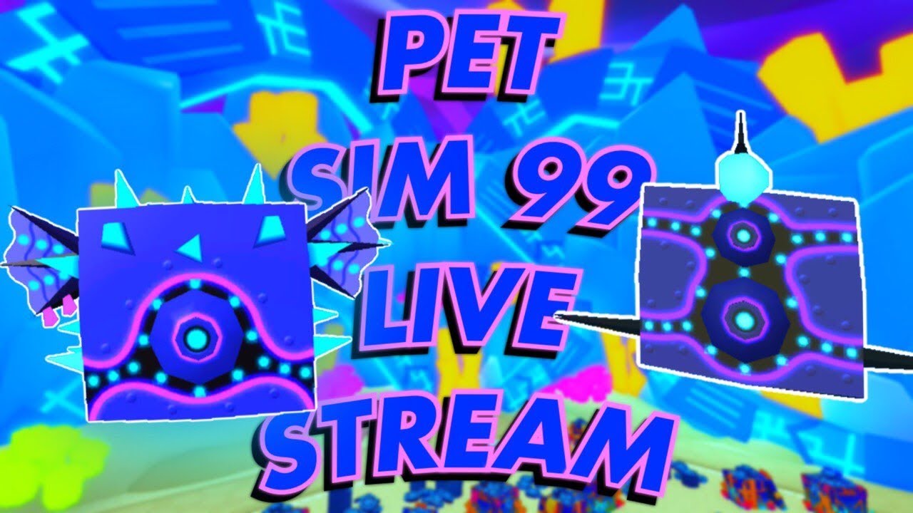 PLAYING ROBLOX PET SIMULATOR 99 LIVE STREAM - YouTube