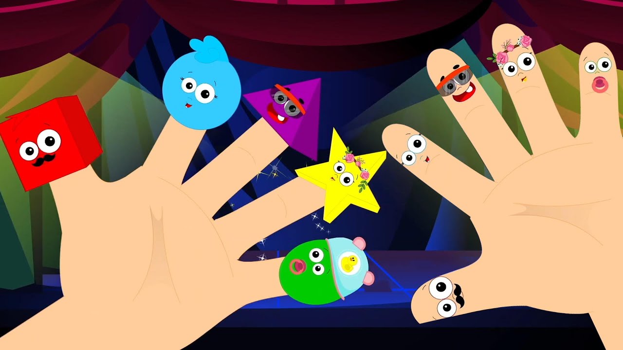 Shapes Finger Family, We Are Shapes and Preschool Song for Babies - YouTube