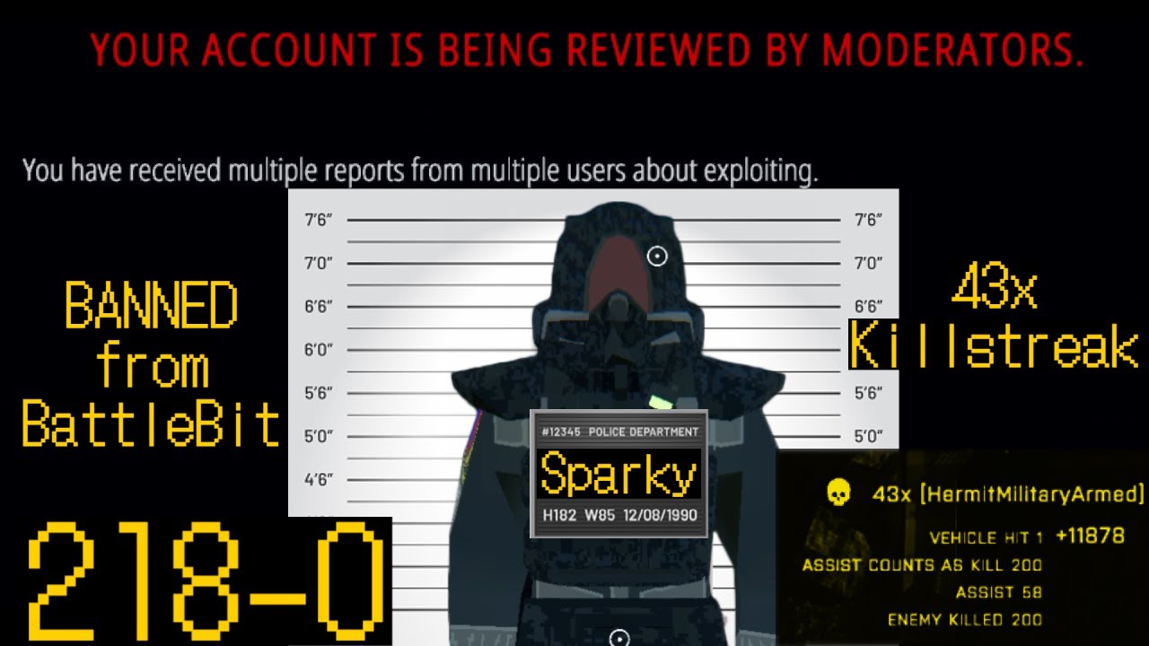 43x Killstreak | 218-0 KD | I WAS BANNED???? | Battlebit Littlebird ...