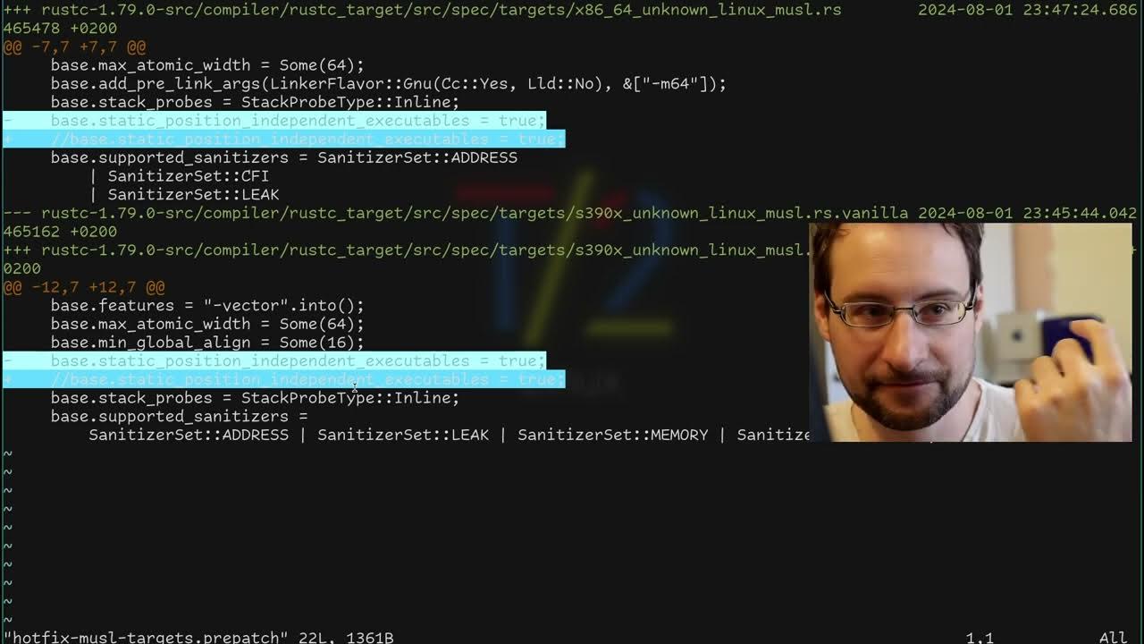 Watch Full Stack Linux developer FIX: Rustc for Musl libc, Meson & Qemu to cross-compile! - YouTube