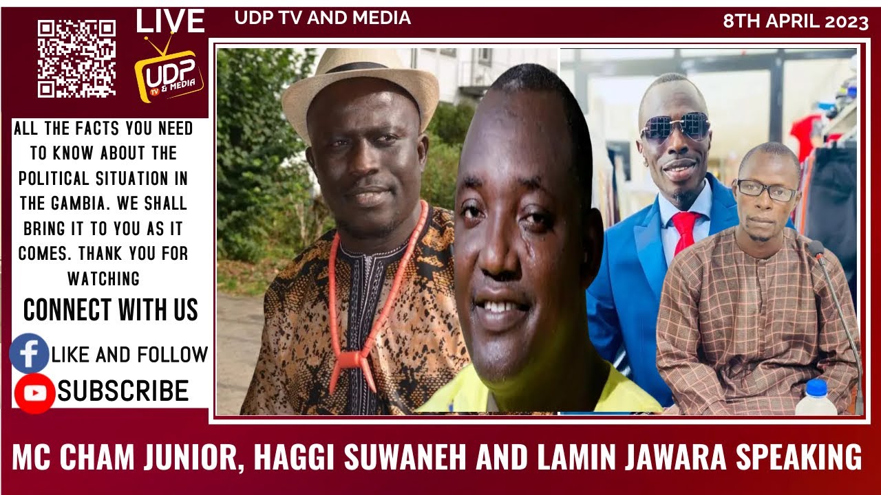 MC CHAM JUNIOR, HAGGI SUWANEH AND LAMIN JAWARA SPEAKING - YouTube