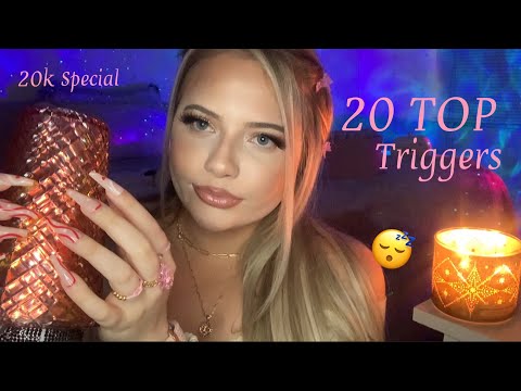 Asmr Top 20 FAVORITE Triggers | 20K Special 🍾 - YouTube