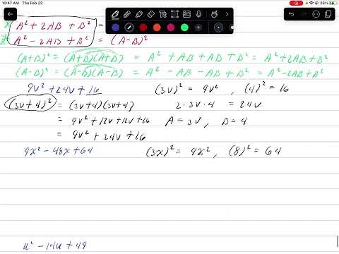 Perfect Square Trinomials - YouTube