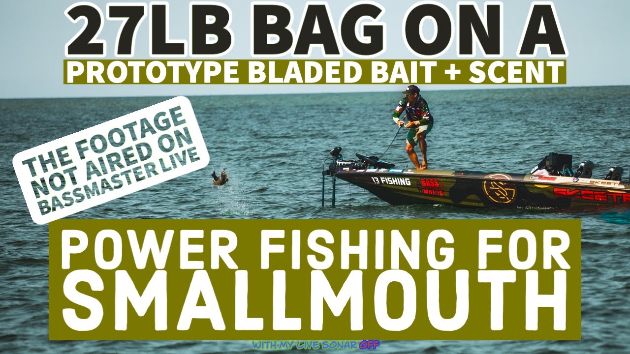 POWER FISHING for Smallies with HEAVY Tackle & Using SCENT to sight ...