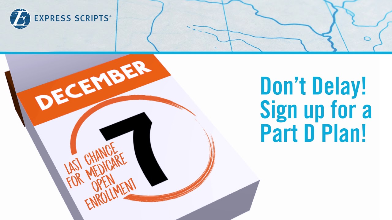 Don’t Delay! Sign up for a Part D Plan! - YouTube