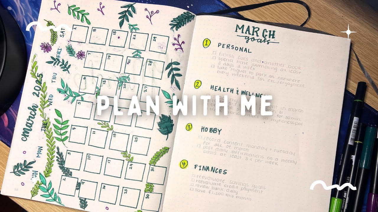 March Plan with Me - YouTube