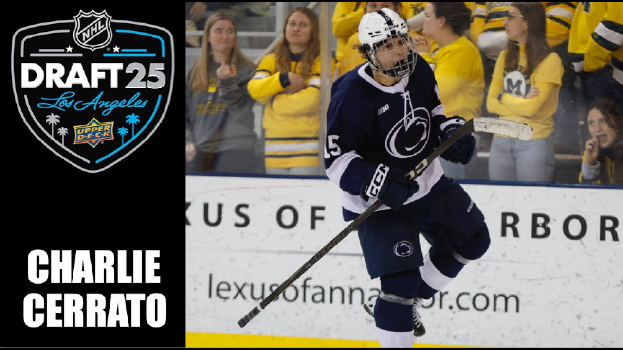 2025 NHL Draft : Charlie Cerrato - 24-25 Highlights - YouTube