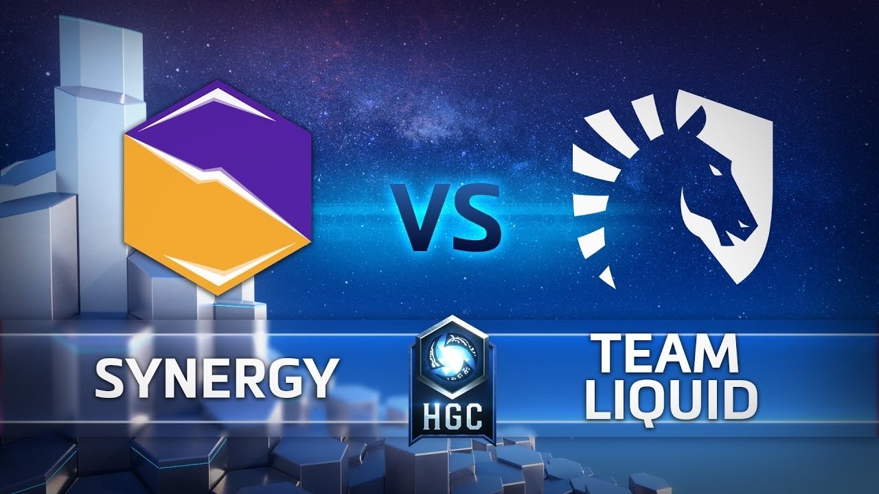 HGC EU - Фаза 1, часть 2 - Synergy vs Team Liquid - YouTube
