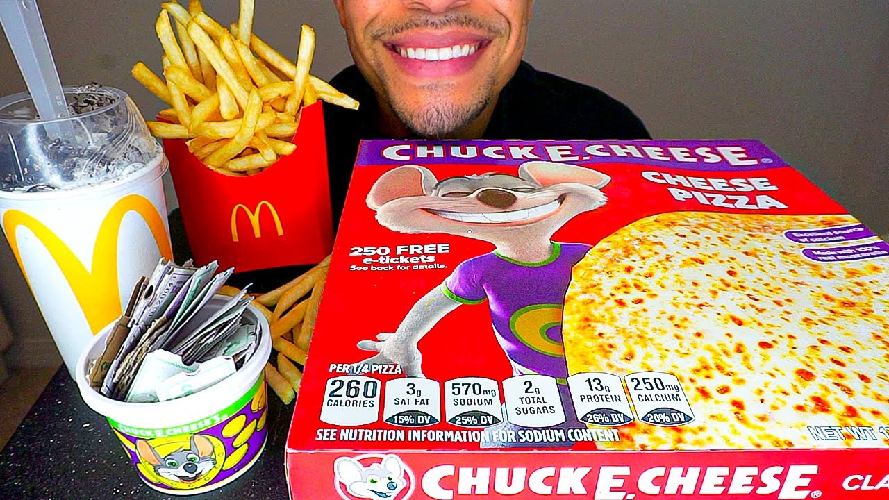 Asmr Chuck E Cheese Pizza Mukbang Eating Mcdonald S Fries Talking The Best Porn Website