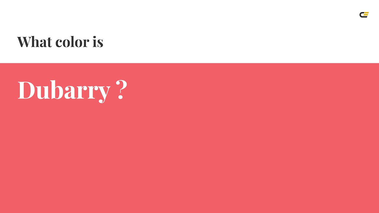 Dubarry color #f25f66 hex Cool Brown color f25f66 - YouTube