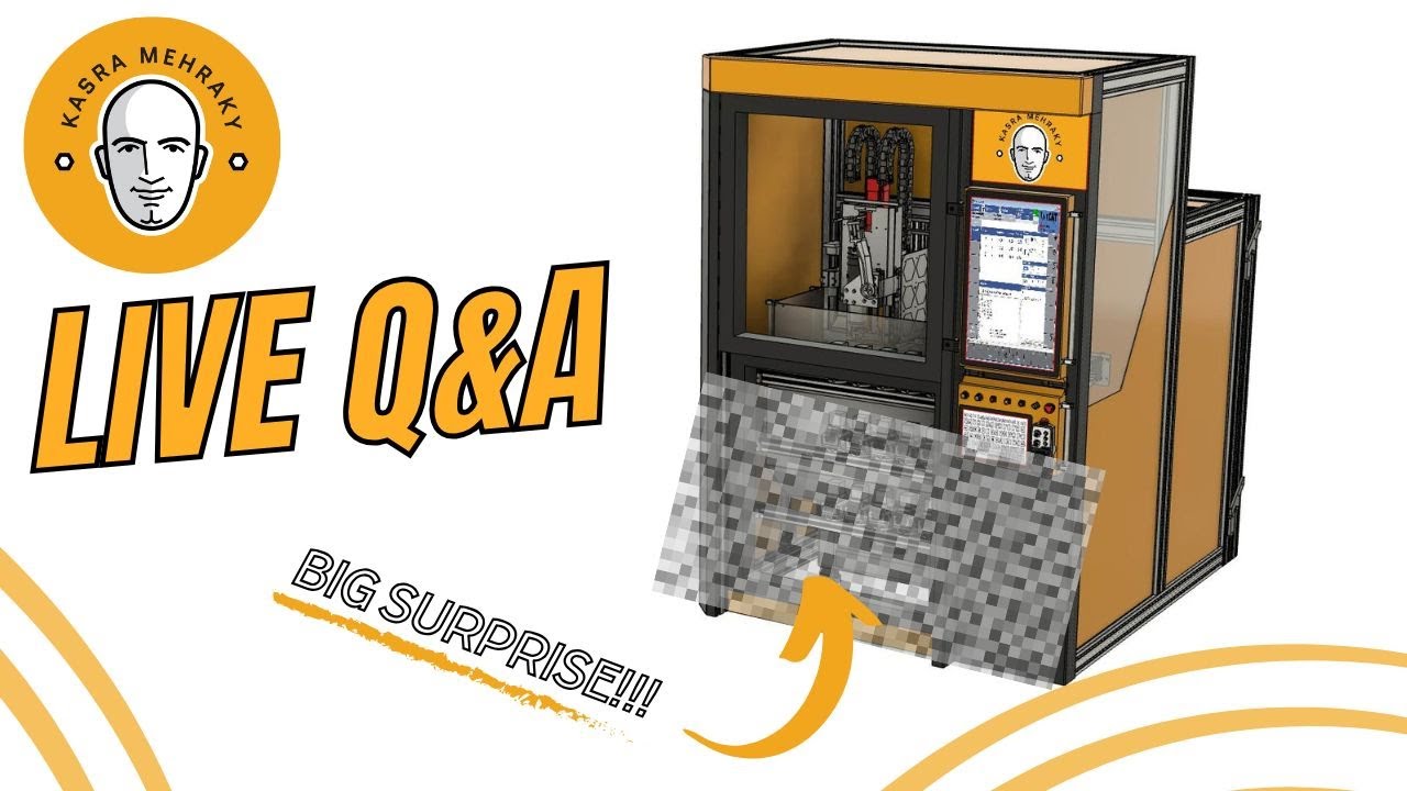 LIVE Q&A: DIY 5-Axis Micron Precision Milling Machine (And a BIG ...