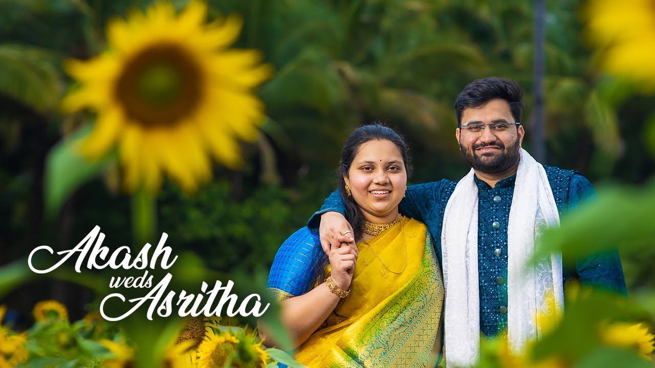 Akash weds Asritha - YouTube