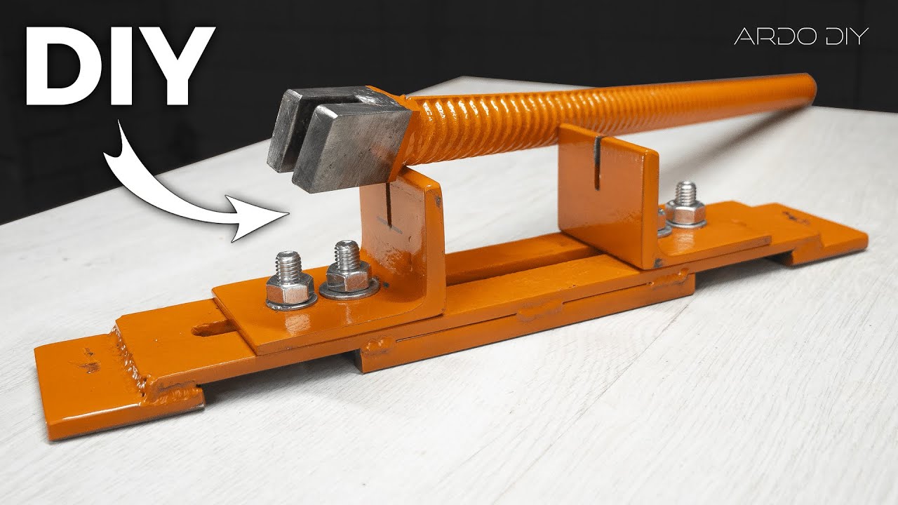 Making Tools From Scrap Metal: Homemade Flat Bar Twister - YouTube
