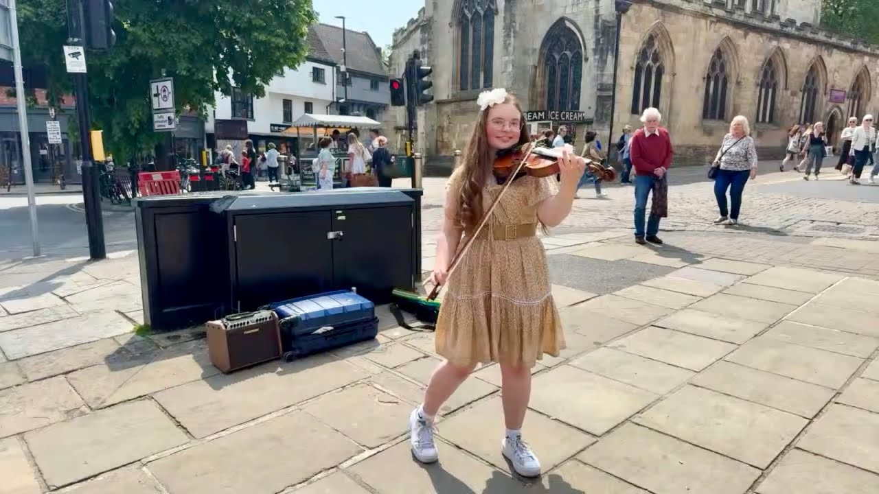 Live Stream Street Performance of Holly May Violin - YouTube