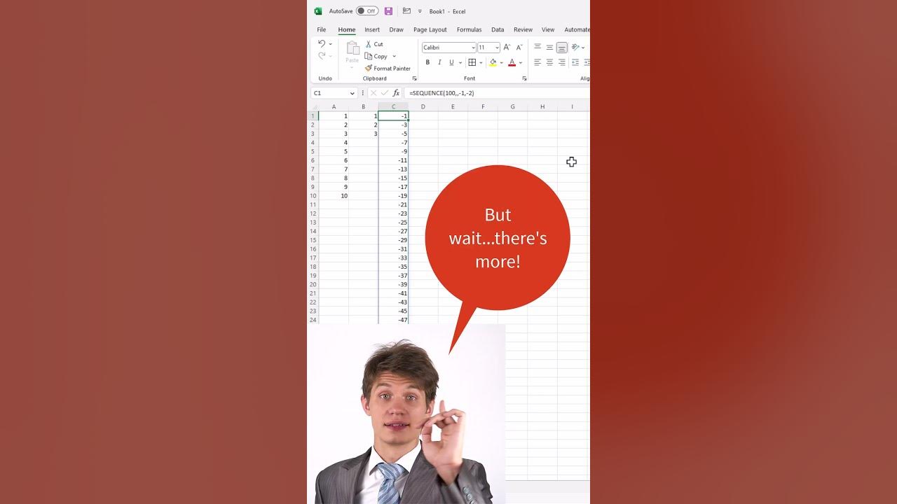Create Number Range Rows or Columns - Excel #Shorts - YouTube