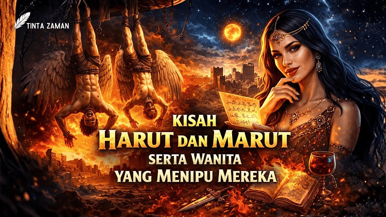 MALAIKAT HARUT DAN MARUT, TERGODA ZINA DAN AWAL SIHIR KOTA BABEL - YouTube