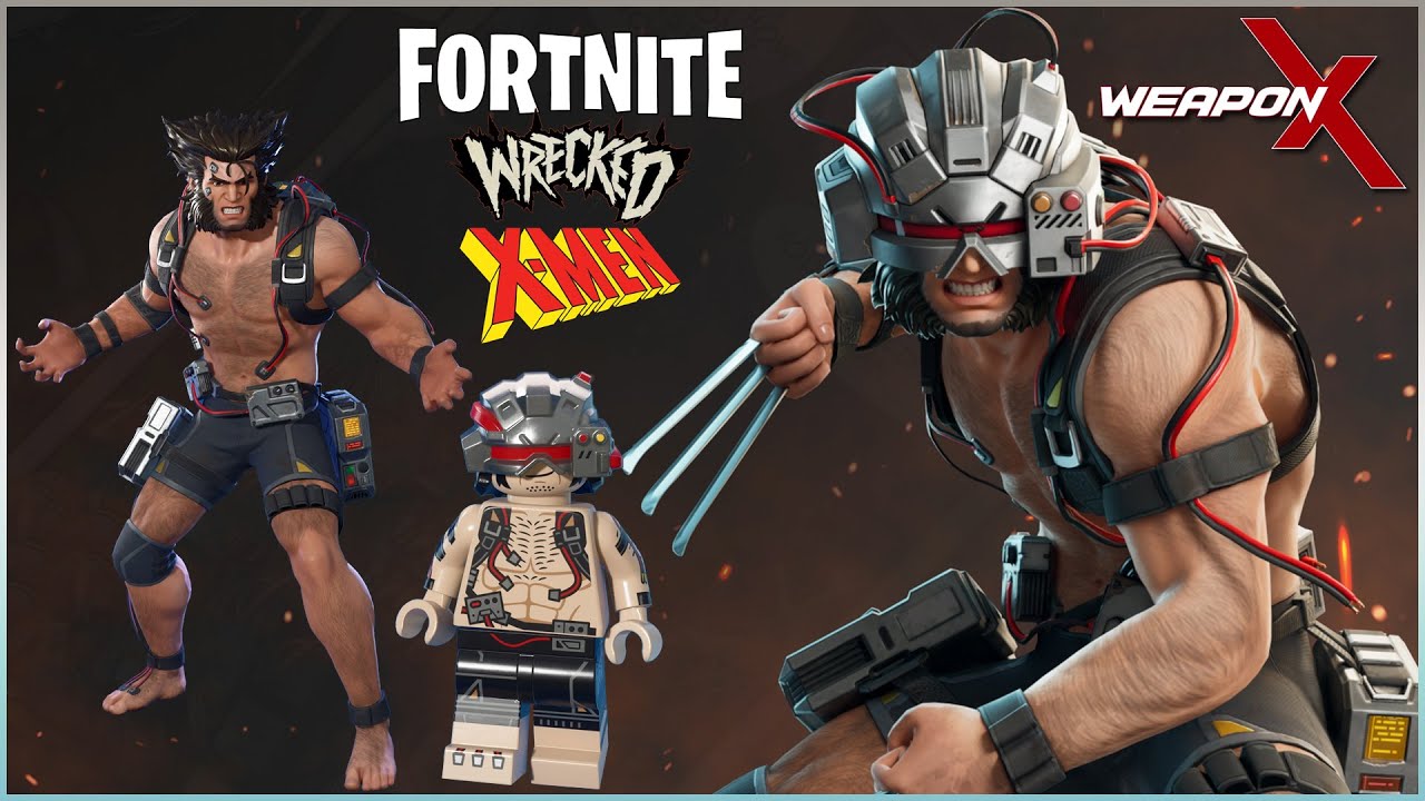 Fortnite x X-Men Weapon X Wolverine Available Now - YouTube