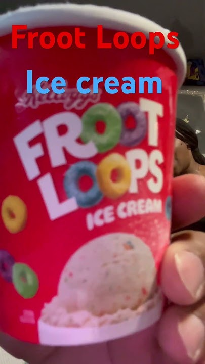 Froot loops ice cream 👌🏾 #frootloops #icecream #fyp #food #foodvlog ...