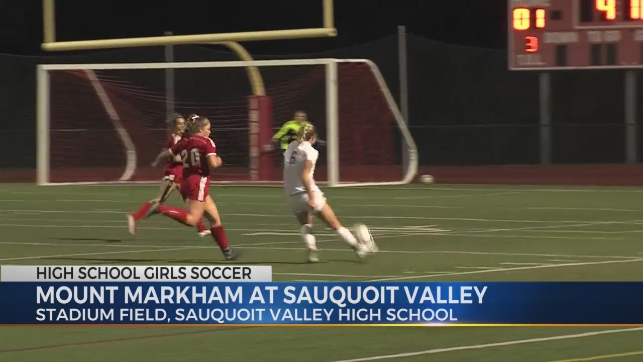 Caroline Entwistle's two unanswered goals give Mt. Markham girls soccer ...