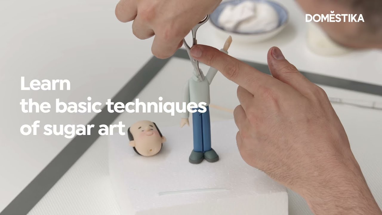 Character modelling with sugar paste course for beginners on DOMESTIKA ...