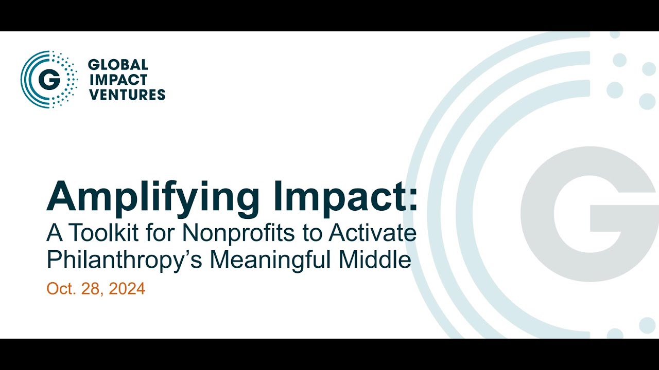 Amplifying Impact: A Toolkit for Nonprofits to Activate Philanthropy’s ...