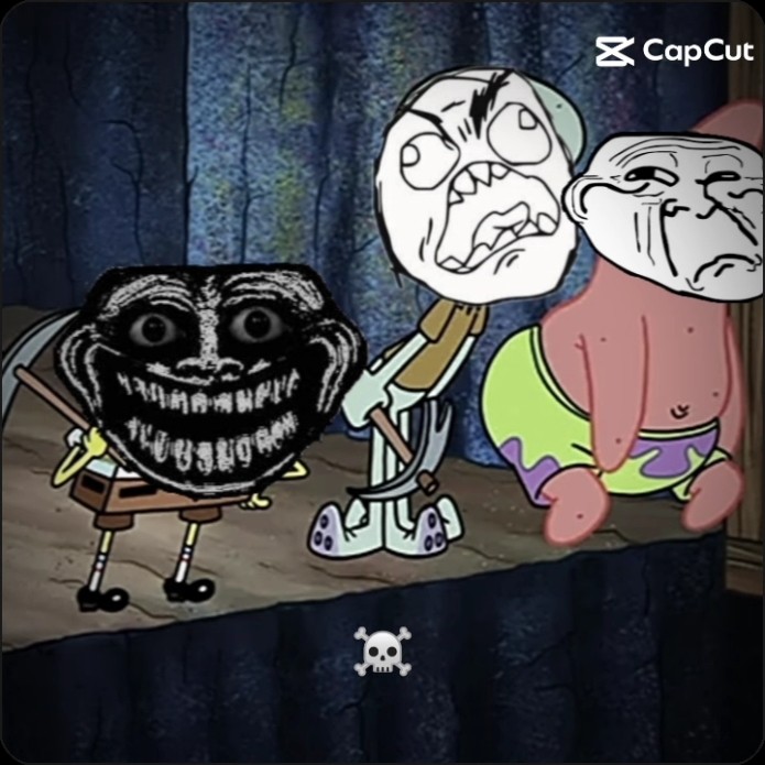 alasan aku pake logo Spongebob 💀💀💀 #spongebob #trollface - YouTube