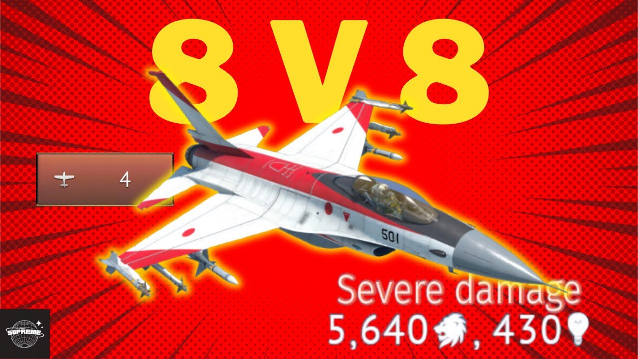 Severe Damage Event | F16AJ | War Thunder - YouTube