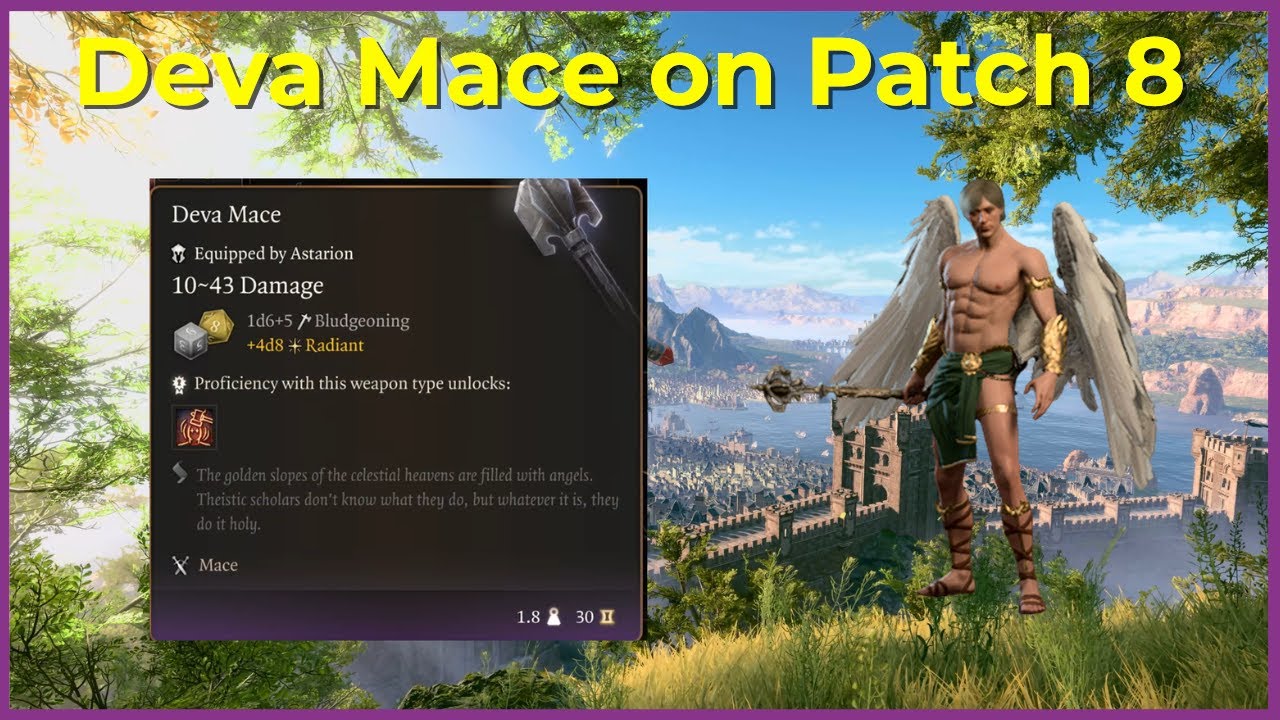 Baldur's Gate 3:How to get Deva Mace Patch 8 - YouTube