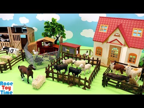 Toy Farm Animals - Learn Animal Names