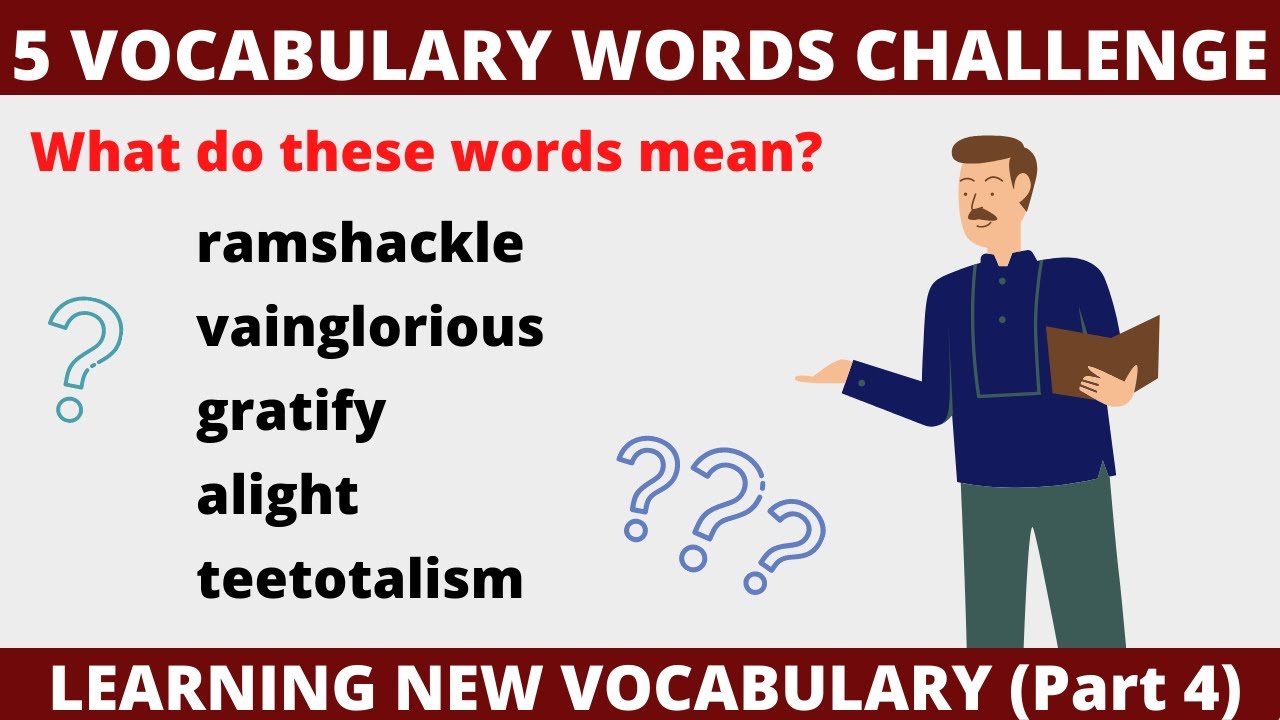 Word definition: ramshackle | vainglorious | gratify | alight ...