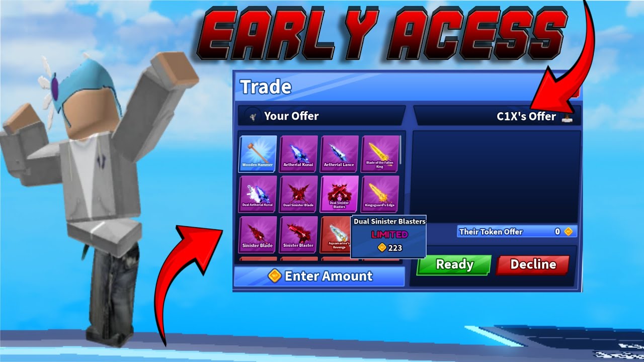 I GOT EARLY ACESS TO TRADING IN BLADE BALL! ROBLOX BLADE BALL - YouTube