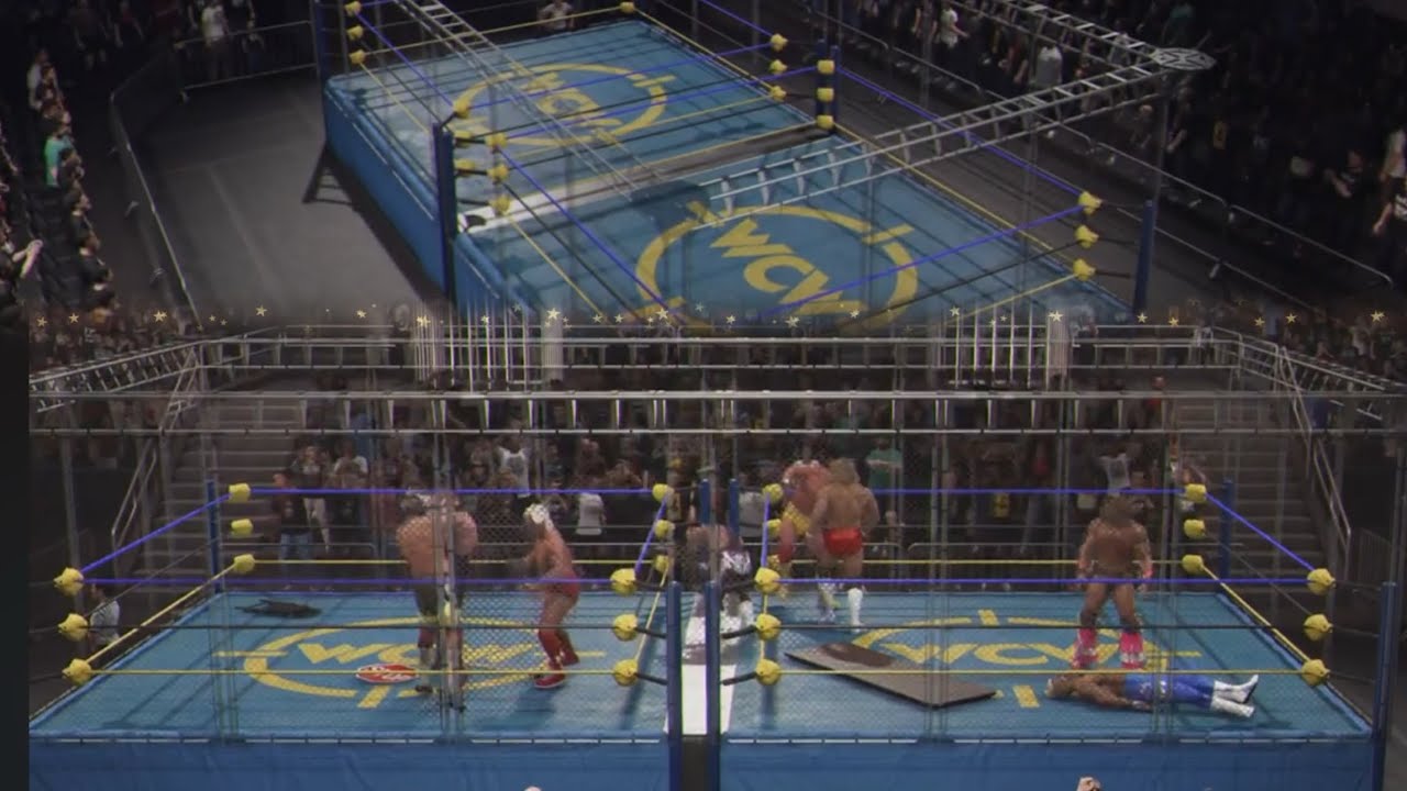 War Games WCW vs WWE Wrestling Legends Showdown WWE2K24 PS5 - YouTube