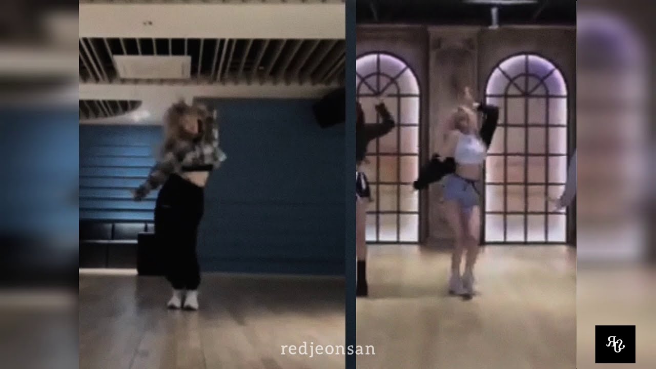 Bp Rosé & Itzy Yeji - Lovesick Girls Dance - YouTube