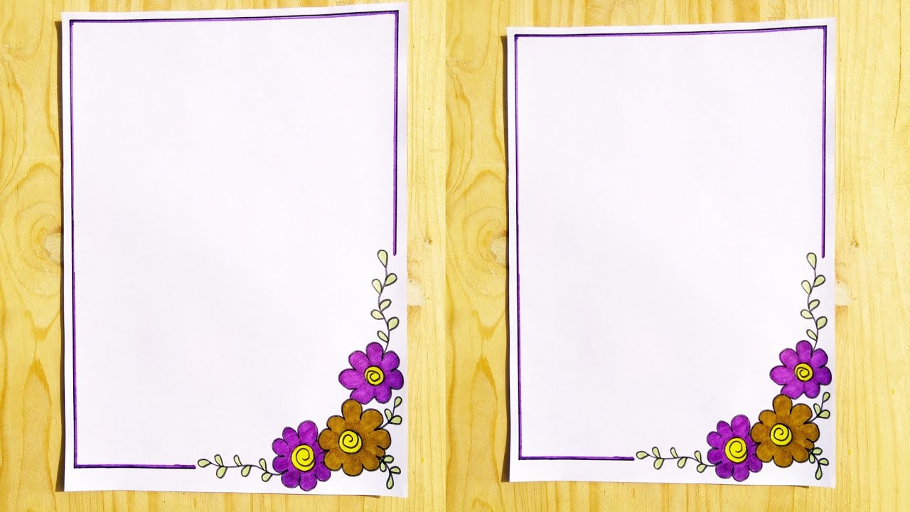 learn to decorate file page in easy and simple manner - YouTube