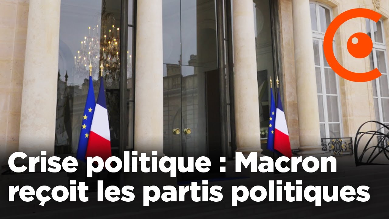 Macron reçoit les partis politiques à l'Elysée, hors RN et LFI ...