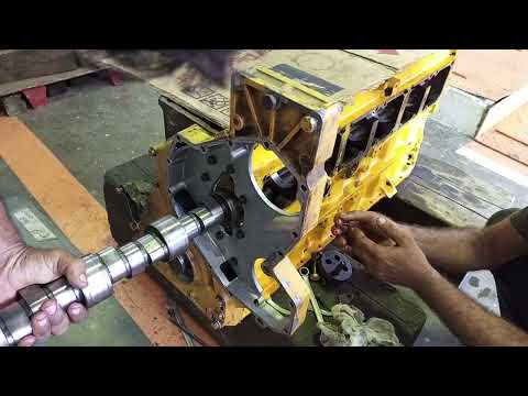What is Cam Shaft Timing caterpillar cat 3116 Engine Rebuilding Engine Cam Shaft Timing. Part 5