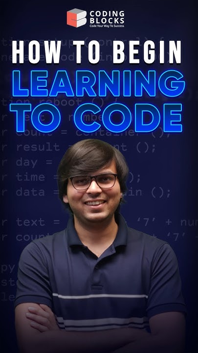 How To Start Learning To Code Tips By Abhishek Bhaiya Code Codingblocks Coding Learning 6363