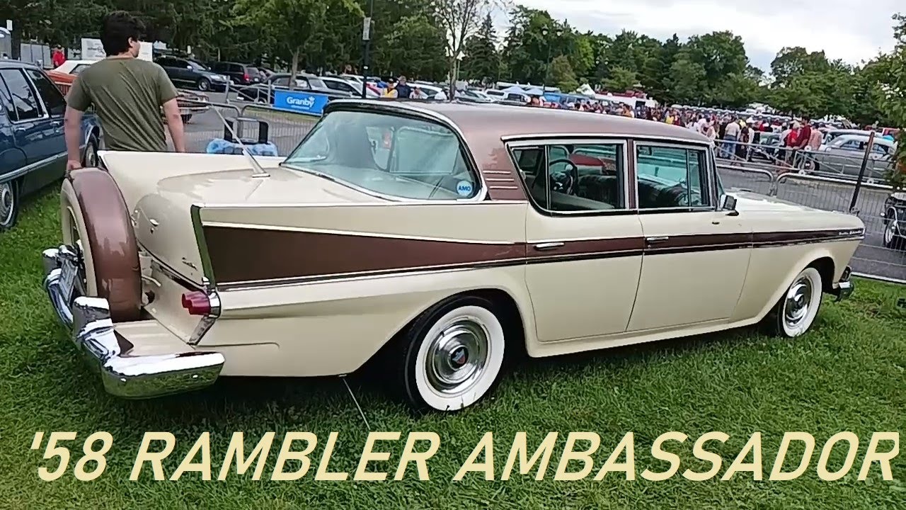 7 29 23 RARE 58 RAMBLER AMBASSADOR WAS SOMETHING TO SEE AT GRANBY QC ...