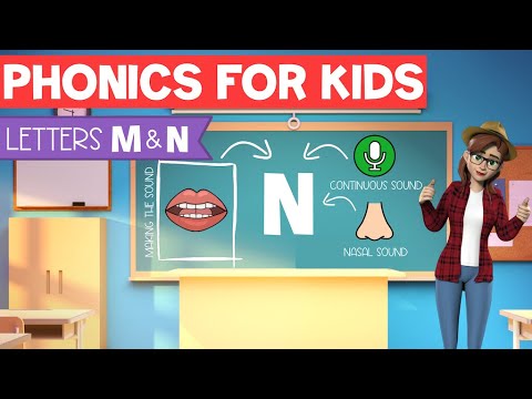 M and N Phonics | Phonics Lesson for Kids | The Monster Crew - YouTube
