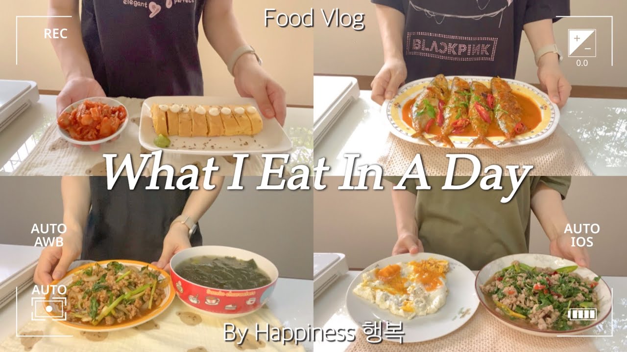[Eng] What I Eat In A day to stay healthy | Balanced diet | Thai ...