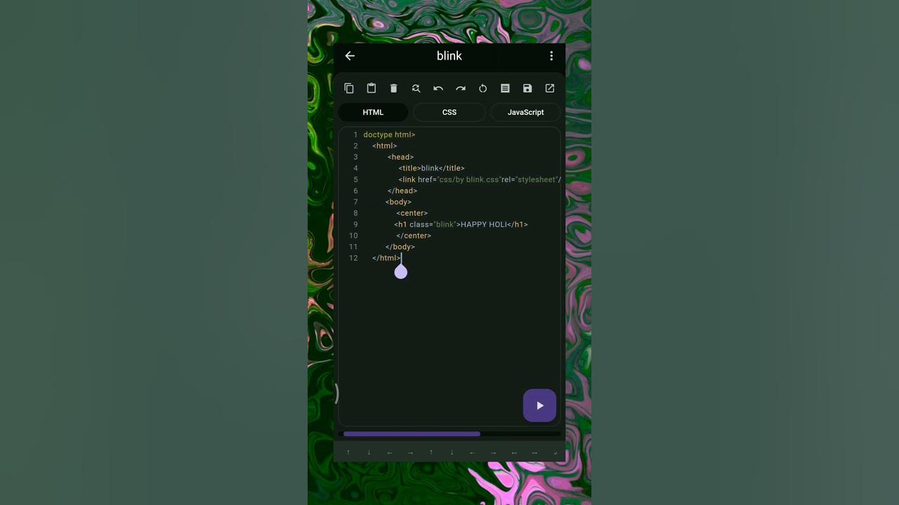 test blinking html code with css....👩‍💻 - YouTube